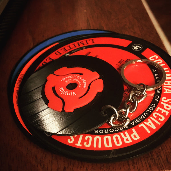 Vintage Recycled Record Key Chains – Vinylux